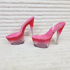 Pleaser | Shoes | Crystalize Crystal Ombre Platform Heels | Poshmark